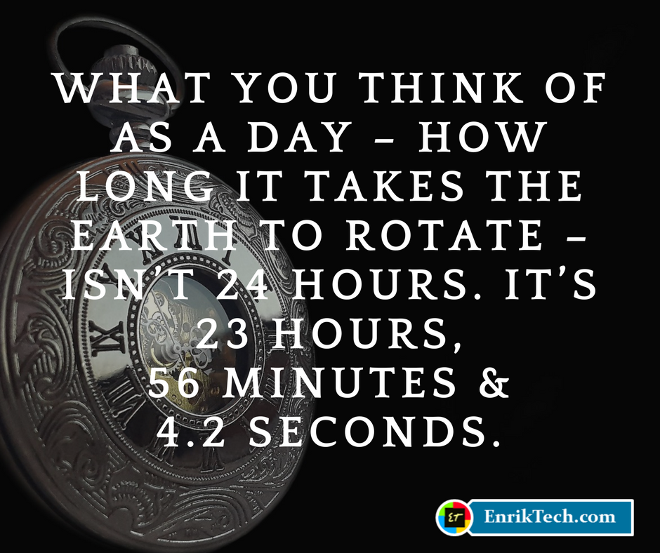 Time – Interesting Fact - Enriktech.com